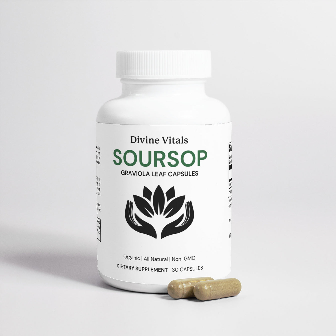 Organic Soursop Leaf Capsules – Divine Vitals